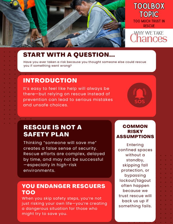 You Place Too Much Trust in Rescue Toolbox Topic – Peak Safety Productions